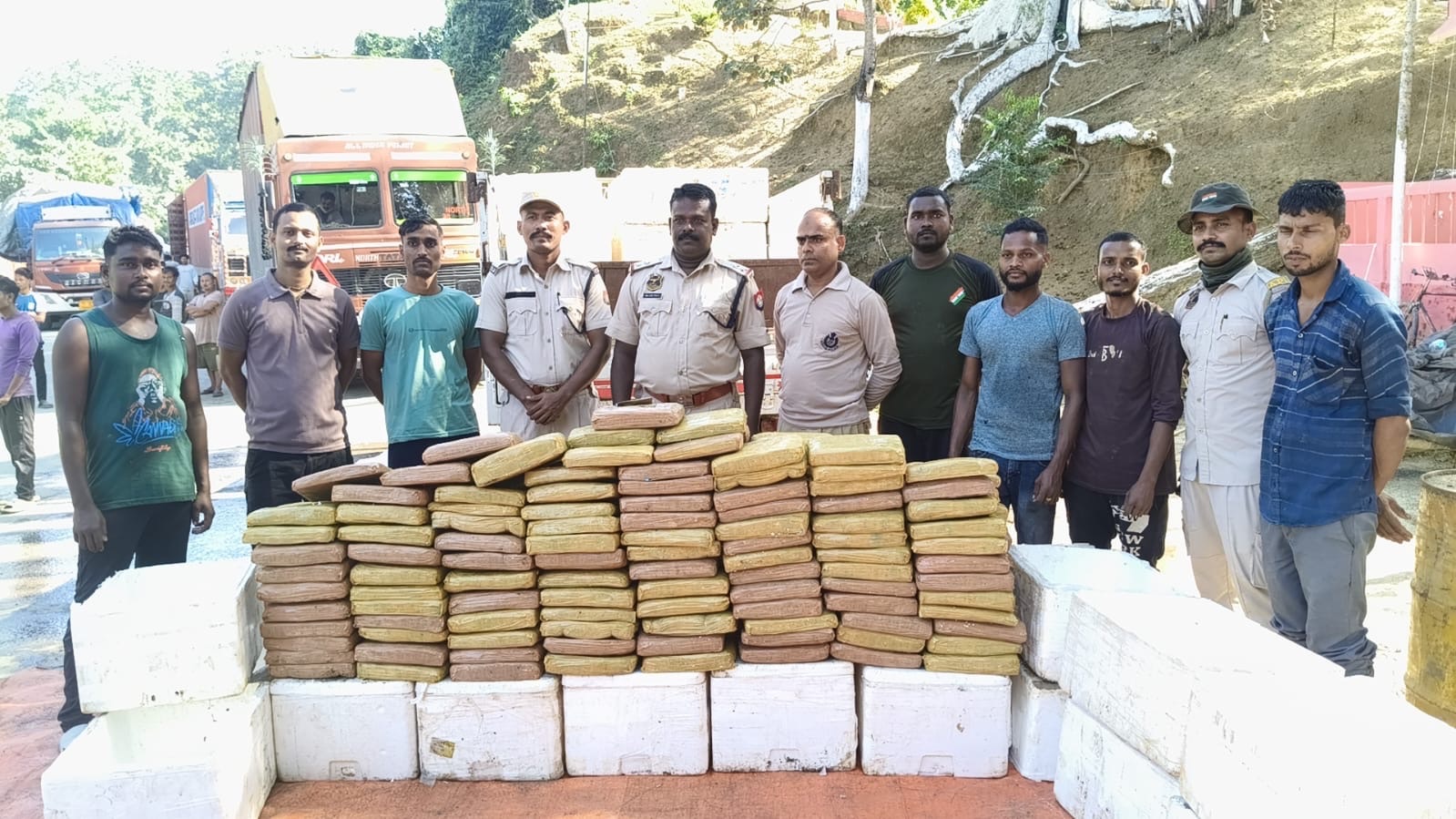 BSF Seizes 30 Thousand Yaba Tablets Worth Rs 3 Crore In Sepahijala - Aguli