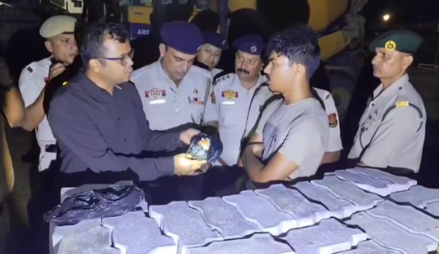 DM And SP Lead Anti-Drug Drive At Battala Market, Brown Sugar Peddler ...